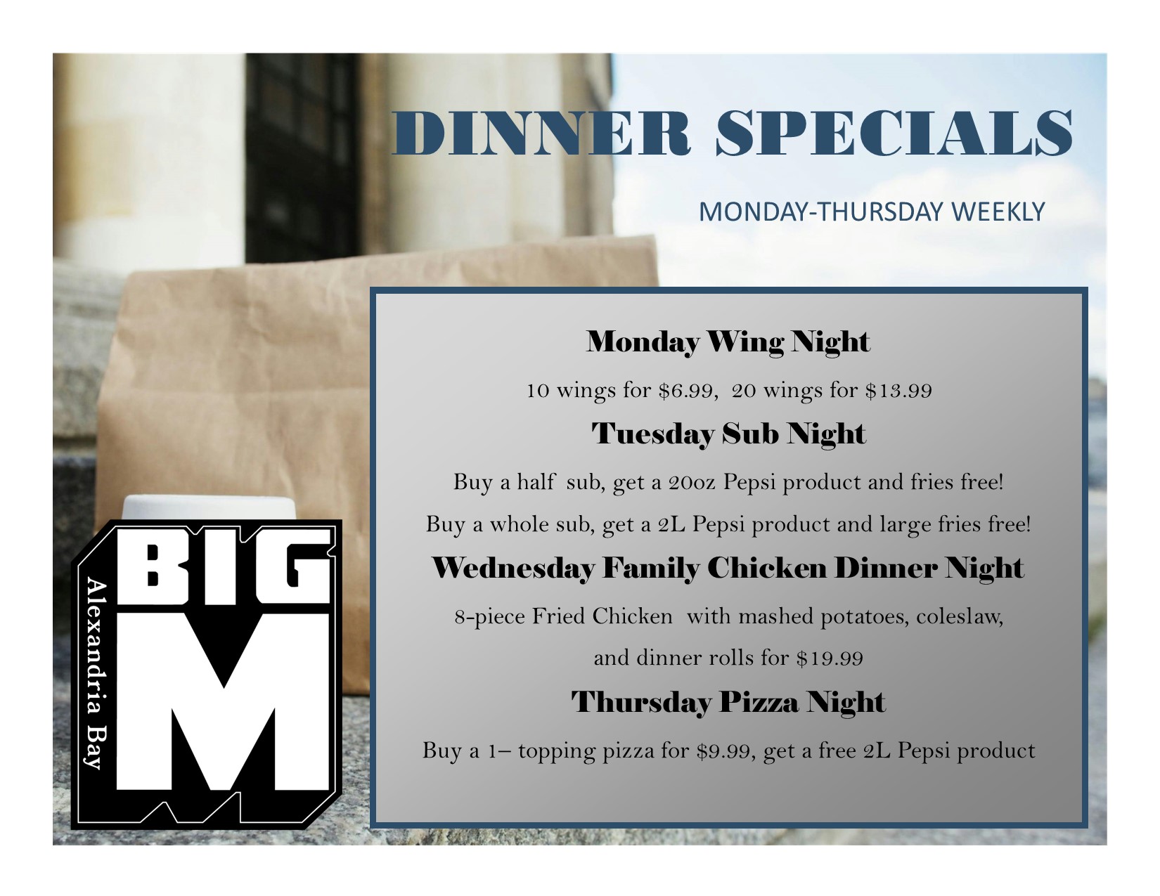 Dinner Specials | Big M Supermarkets